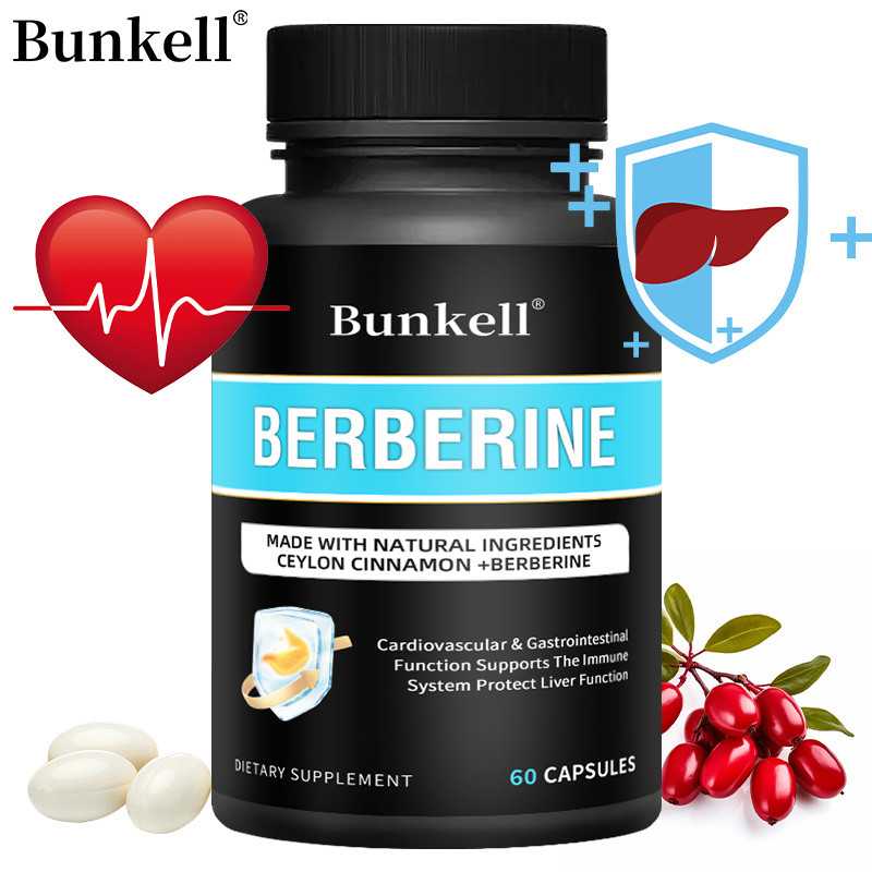 Bunkell Berberine Supplement, Supports Cardiovascular and ...