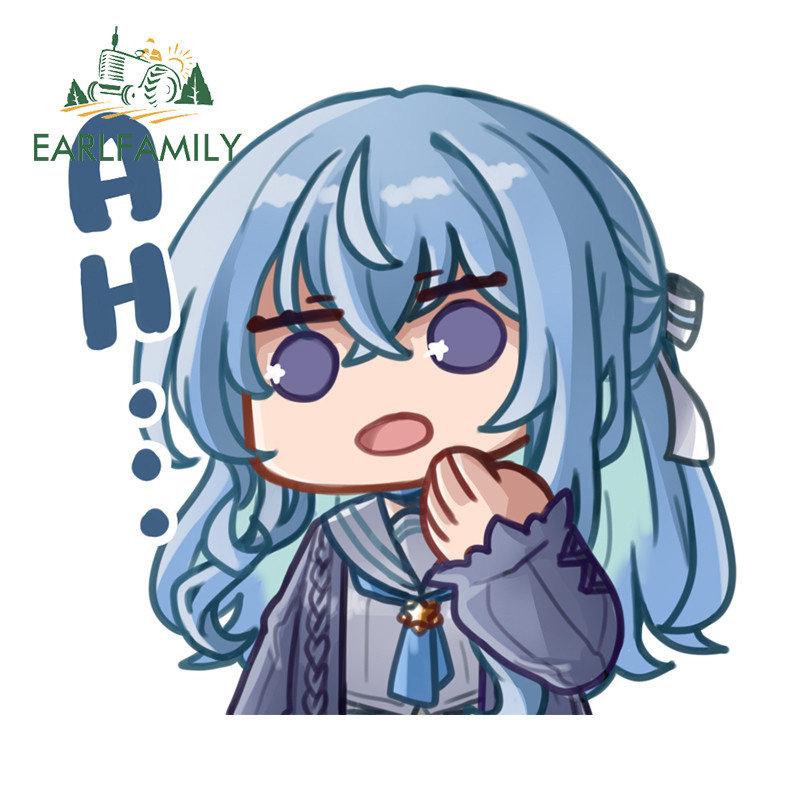 EARLFAMILY Hoshimachi Suisei Hololive Car Stickers Cartoon Q Version ...