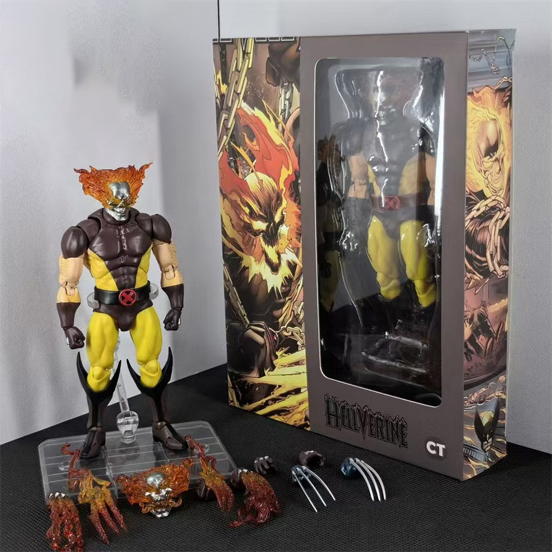 CT Toys Hellverine Figure Wolverine Mafex 096 138 X-Men Action Figure ...