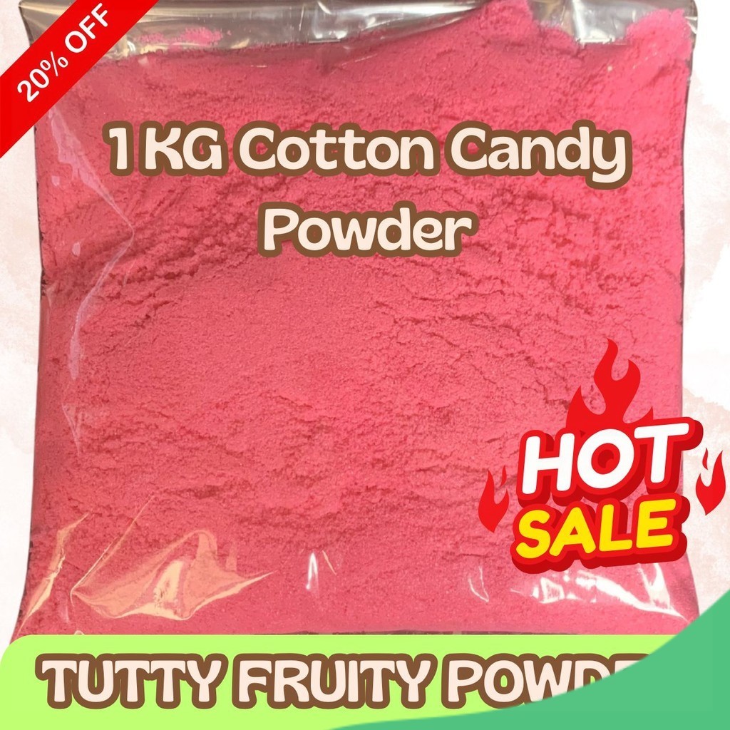 Cotton Candy Sugar 1KG Powder Tutti Frutti Sugar Mix Powder DIY Sweet ...
