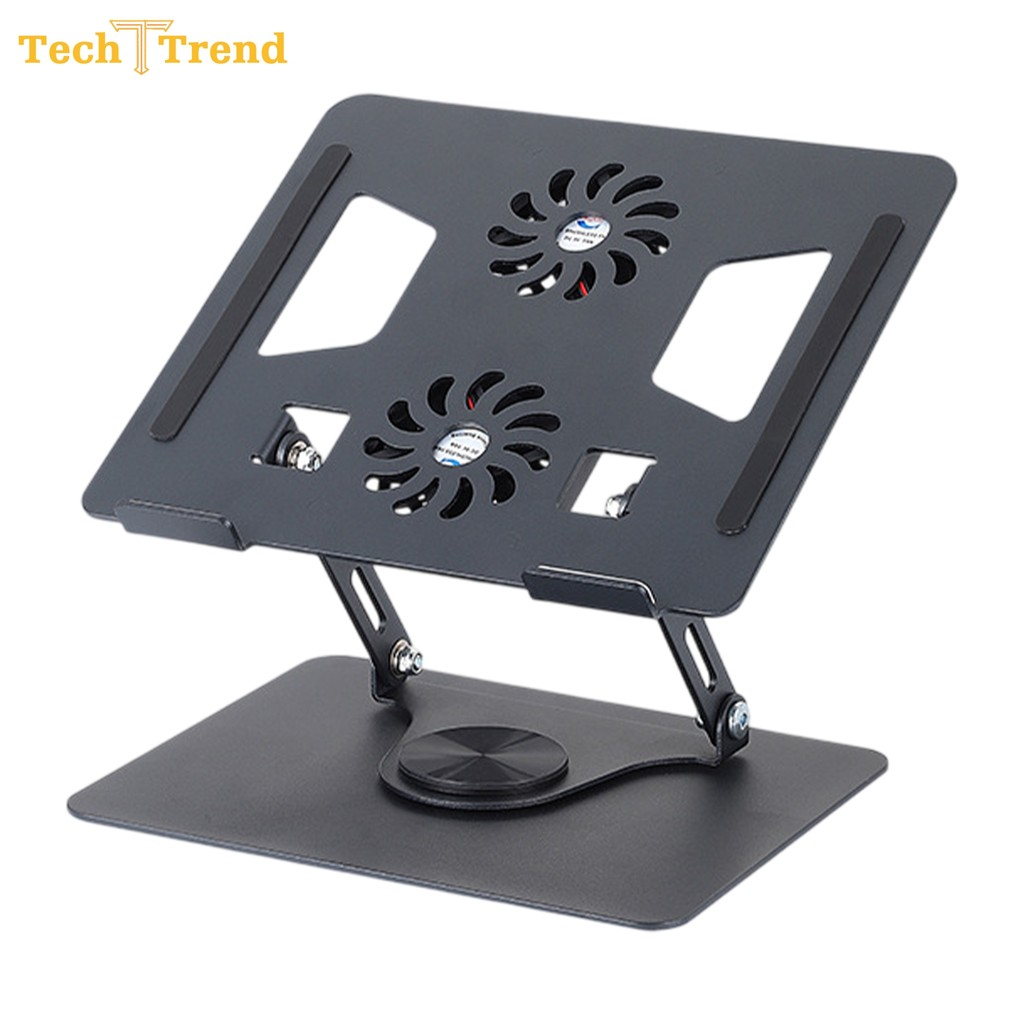 Laptop Cooler Stand 360° Adjustable Aluminum Alloy Laptop Stand with ...