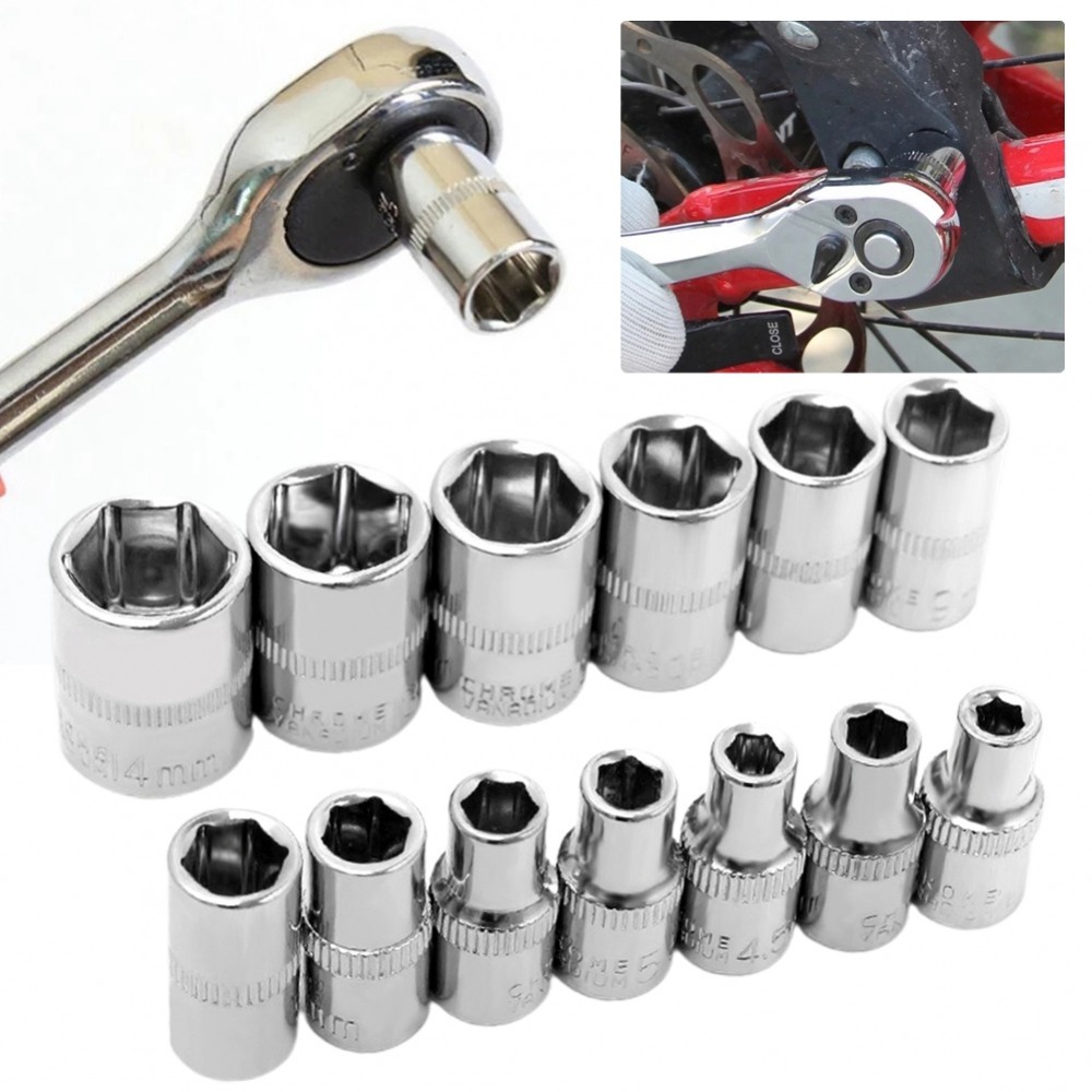 Silver Hex Keys Socket Wrench Double Ended Hexagons Sleeve Smooth Sides ...