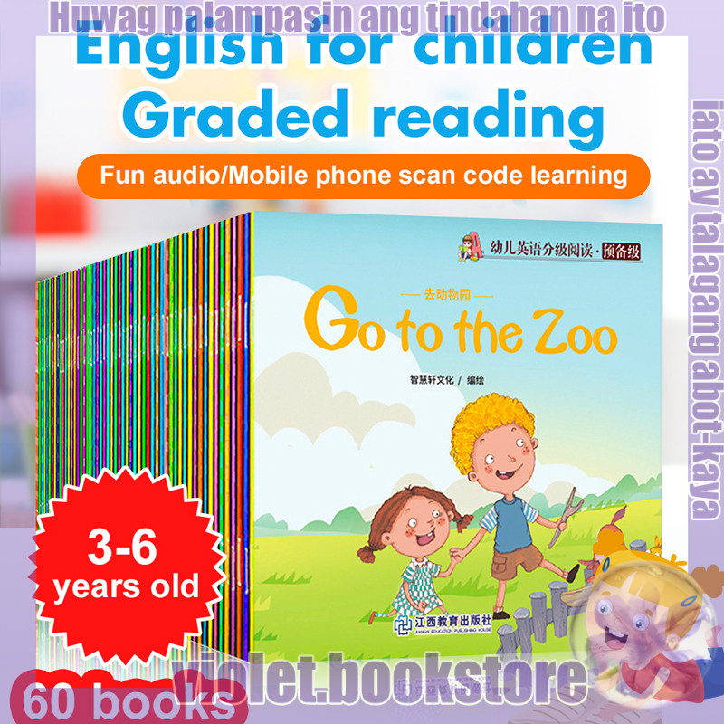 English Books Set Words Learning Picture Book Children Early Childhood ...