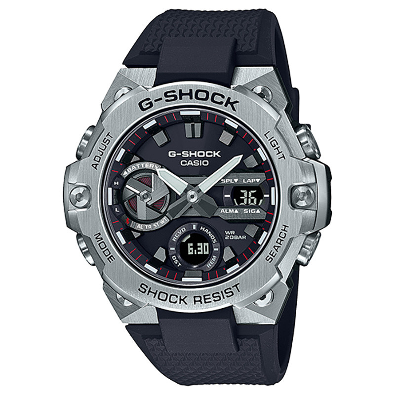 Casio G-Shock G-STEEL (GST-B400-1ADR) Black Resin Strap 200 Meter Bluetooth Solar Watch | Shopee ...