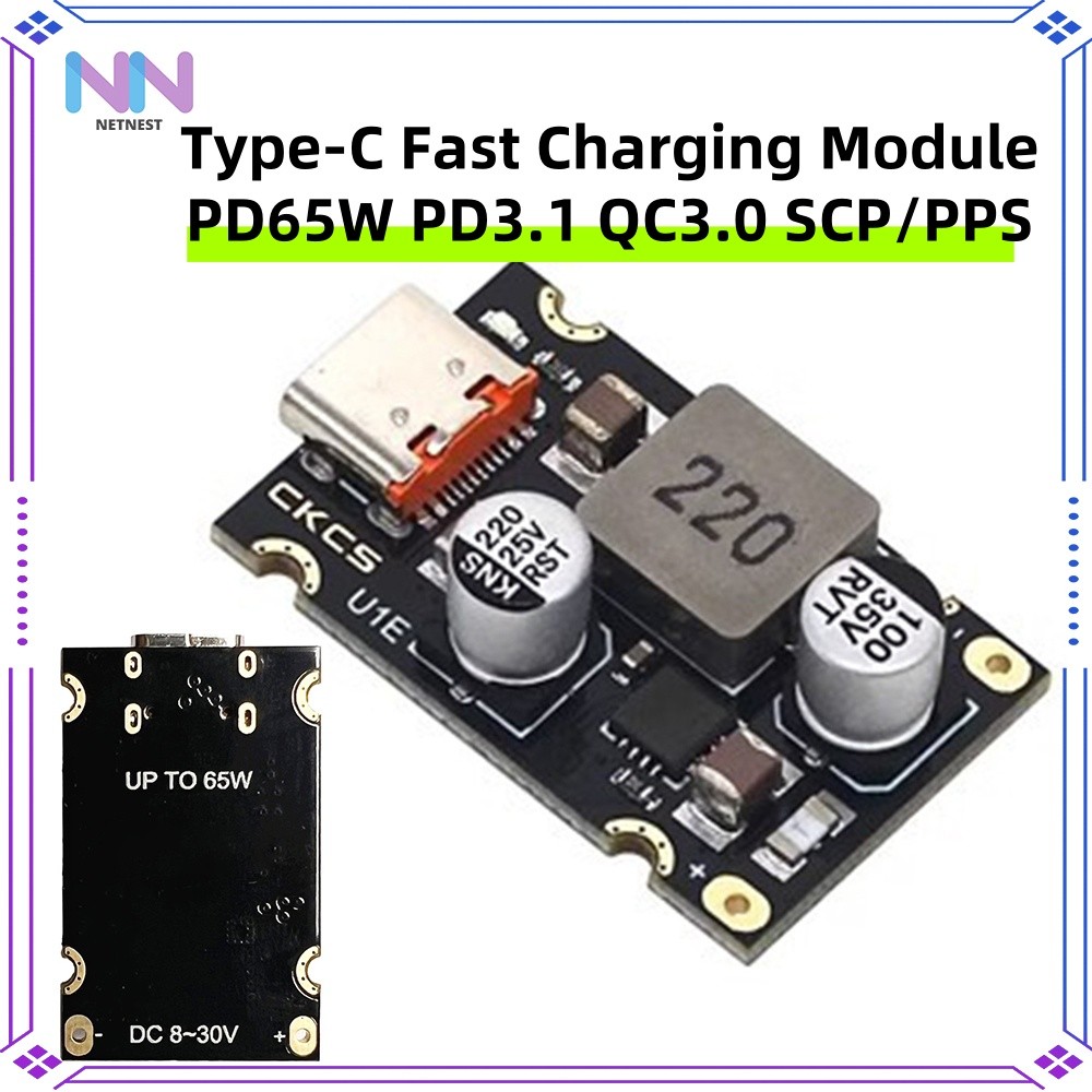 Type C Charging Module Pd65W Fast Charging Module Charging Module Board ...