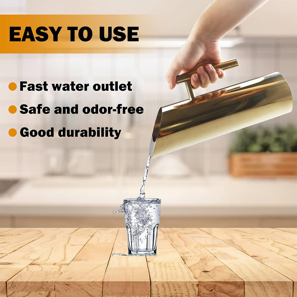 【Manila Ready】1.5/2L Water Jug Stainless Steel Large Capacity Water ...