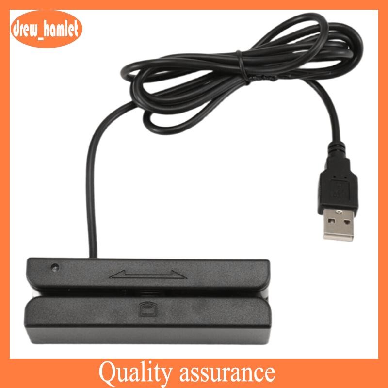 MSR90 USB Magnetic Strip Card Reading Machine Card Reader Stripe 3 ...