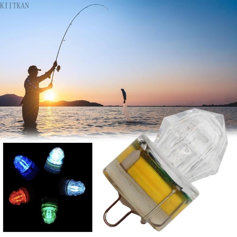 KIIK Underwater LED Fishing Light Attracting Fishing Flash Light Deep ...
