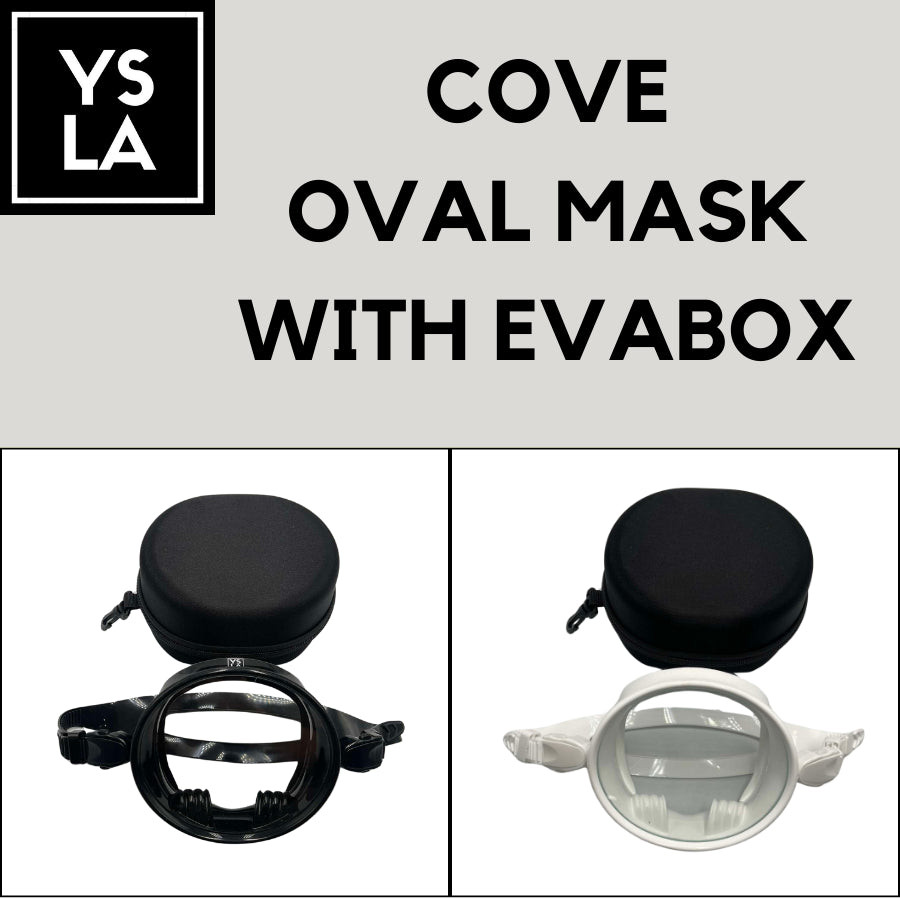 Cove Oval Tempered Glass Mask Spearfishing Freediving Mask Medium ...