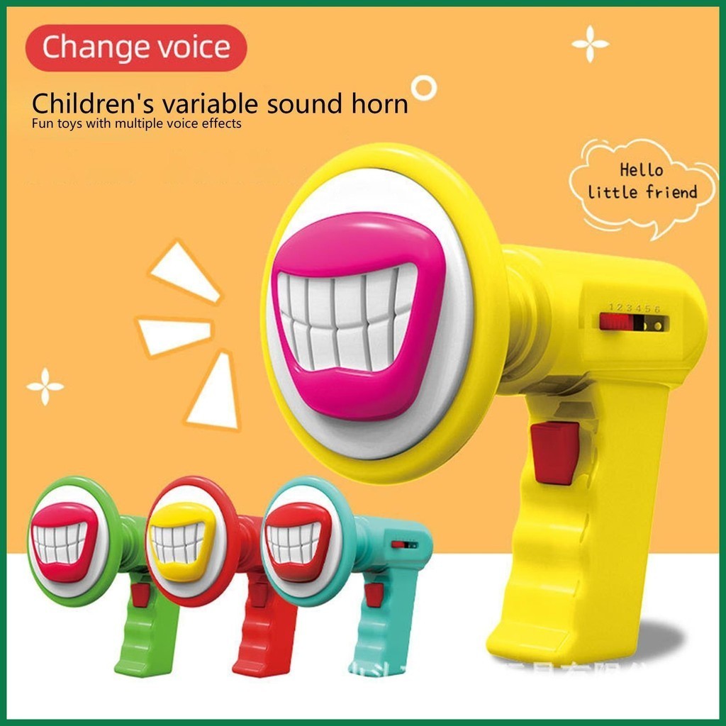 Voice Changer Microphone Kids Voice Changer Speaker Toy Kids Voice ...