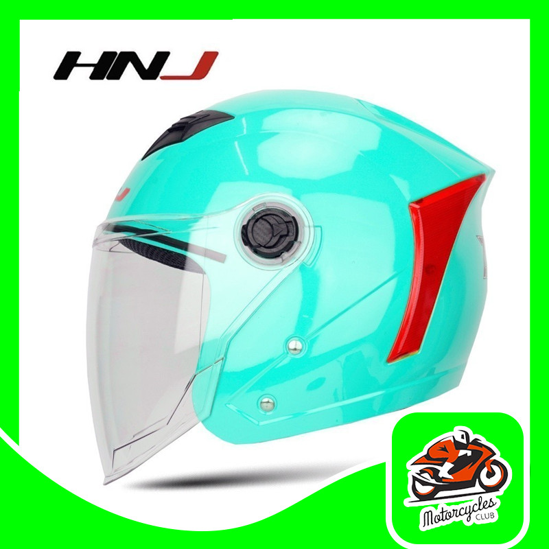HNJ A4-001 Motorcycle Helmet plain General Purpose Half Face helmet For ...