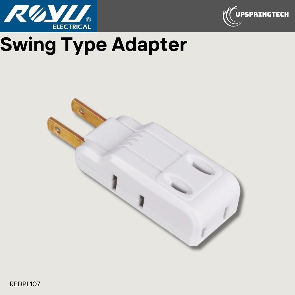 Royu 10A 250V Electrical Swing Type Adapter/Adaptor-REDPL107 | Shopee ...