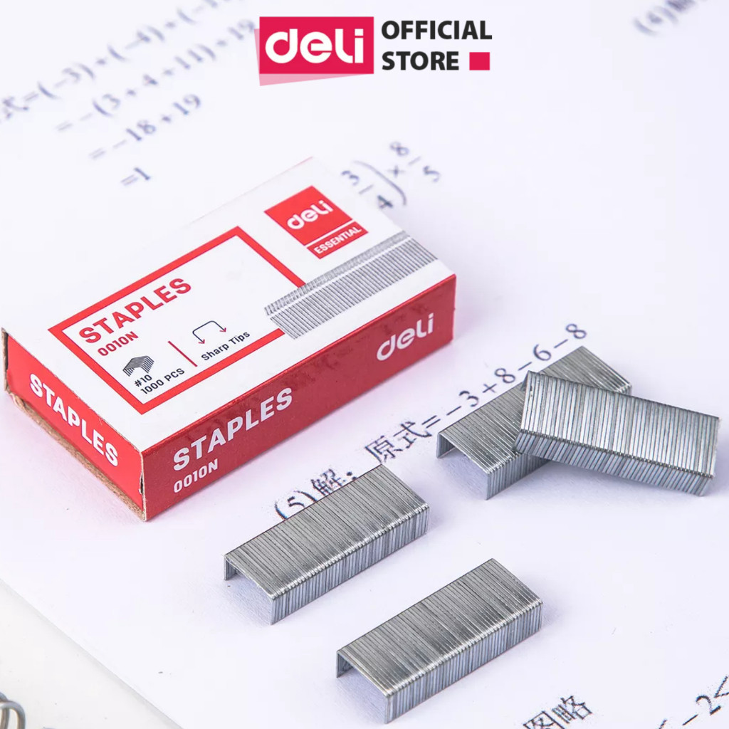 Document Stapler No. 10 Deli - Box of 1000 Staplers - 1 box - E0010N ...