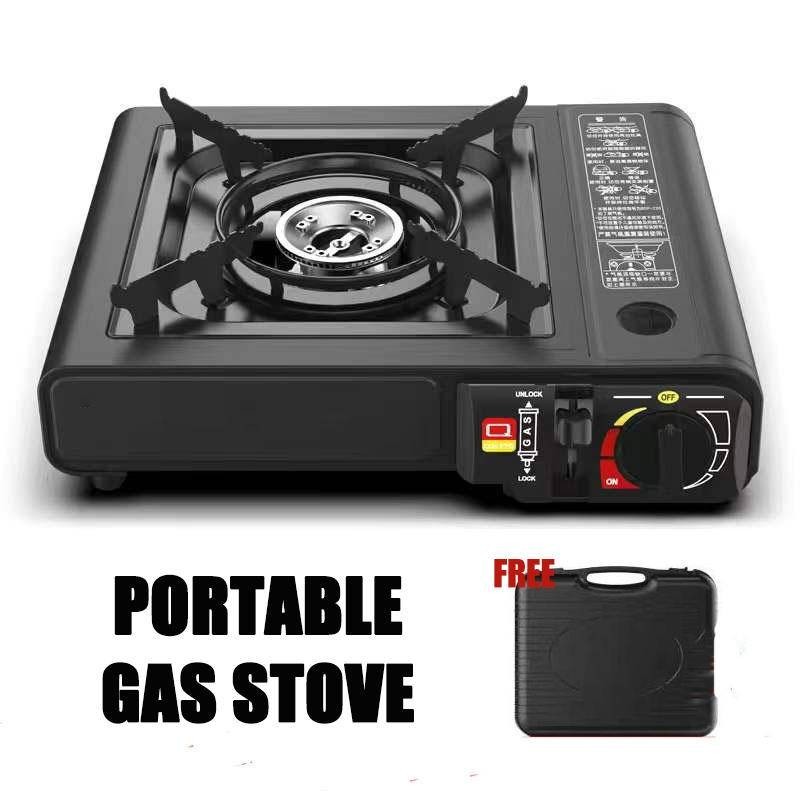 Portable Gas Stove with Case for Outdoor Mini Camping Villa Butane Gas ...