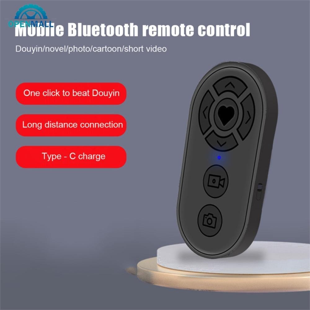 OM Phone Bluetooth Remote Control 7-Button Charging Wireless Self ...