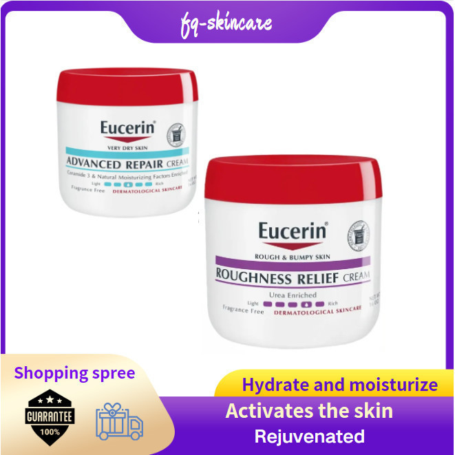 Eucerin Roughness Soothing Cream with Urea/Eucerin Repair Cream Natural ...