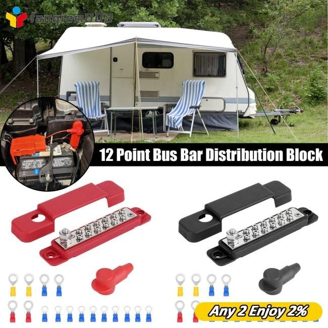 Fan 12 Way Terminal Busbar 8v 180a Bus Bar Power Distribution Block