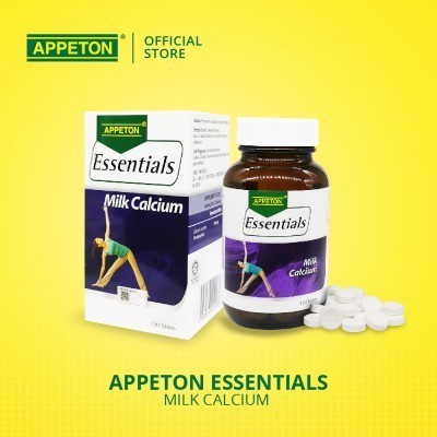 Appeton Essentials Milk Calcium ( 120 Tablets ) | Shopee Philippines