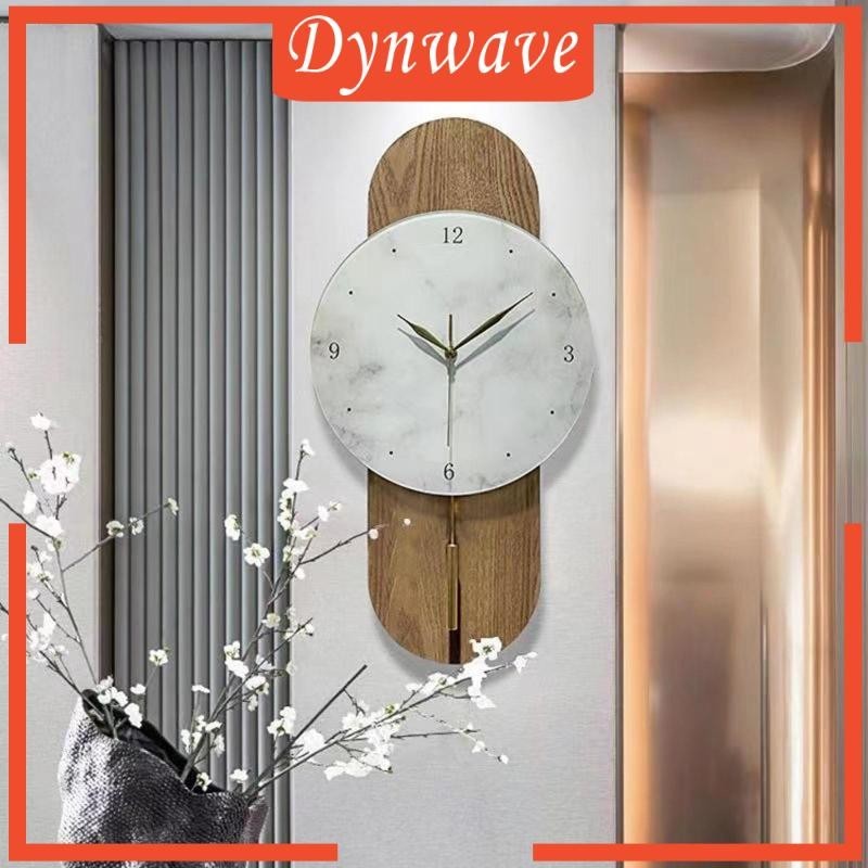 [Dynwave] Nordic Minimalist Wall Clock Non Ticking Clock for Bedroom ...