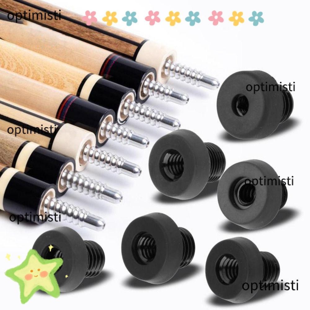 OPTIMISTI Billiard Cue Bumper, Bottom Cover Block Butt Back Plug Screw ...