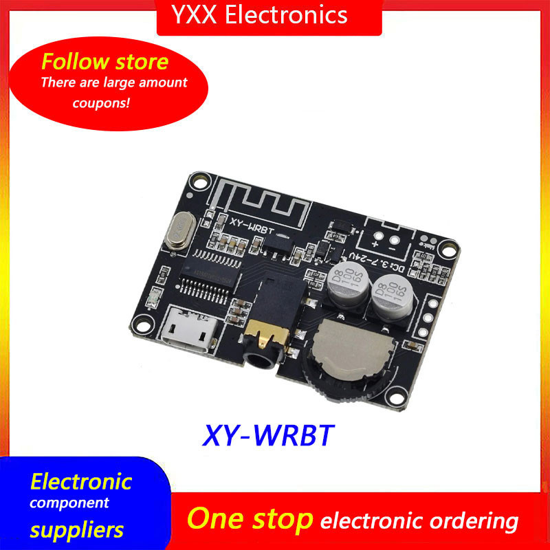 Bluetooth 5.0 Decoder Board Stereo Bluetooth Audio Module Wide Voltage ...