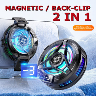 2024 NEW Magnetic/ Back-clip Mobile Phone Semiconductor Cooling Radiator PUBG Game Cooler SL17 ...