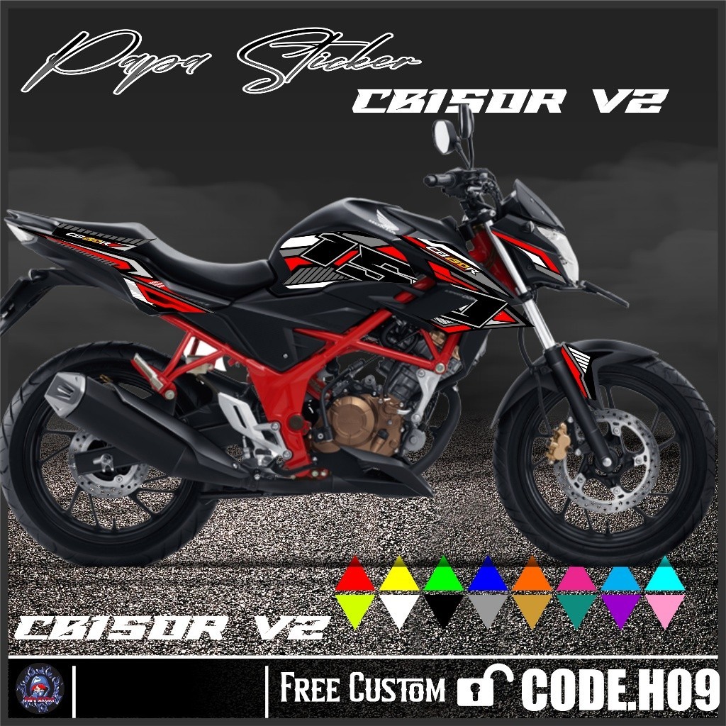 NEW Striping CB150R V2 STICKER STREETFIRE MOTIF papa H19 | Shopee ...