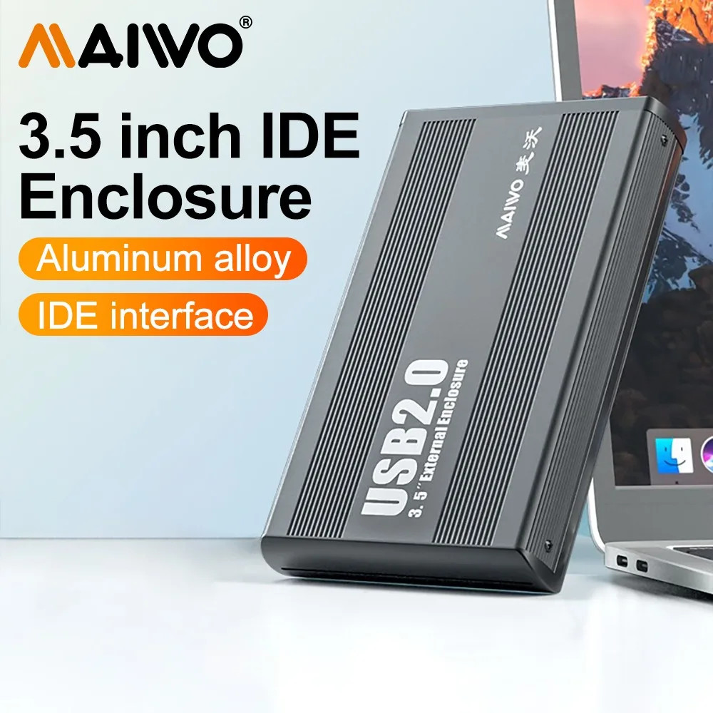MAIWO HDD Case 3.5 inch IDE to USB 2.0 Adapter External Hard Drive Disk ...