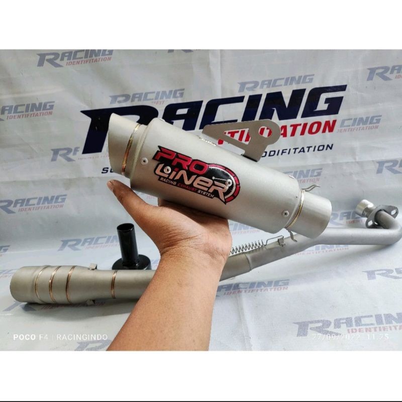 Proliner tr1 short racing exhaust jupiter vega supra karisma blade ...