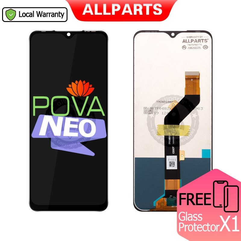 Allparts Display For TECNO POVA NEO LE6 Lcd Touch Screen Digitizer ...