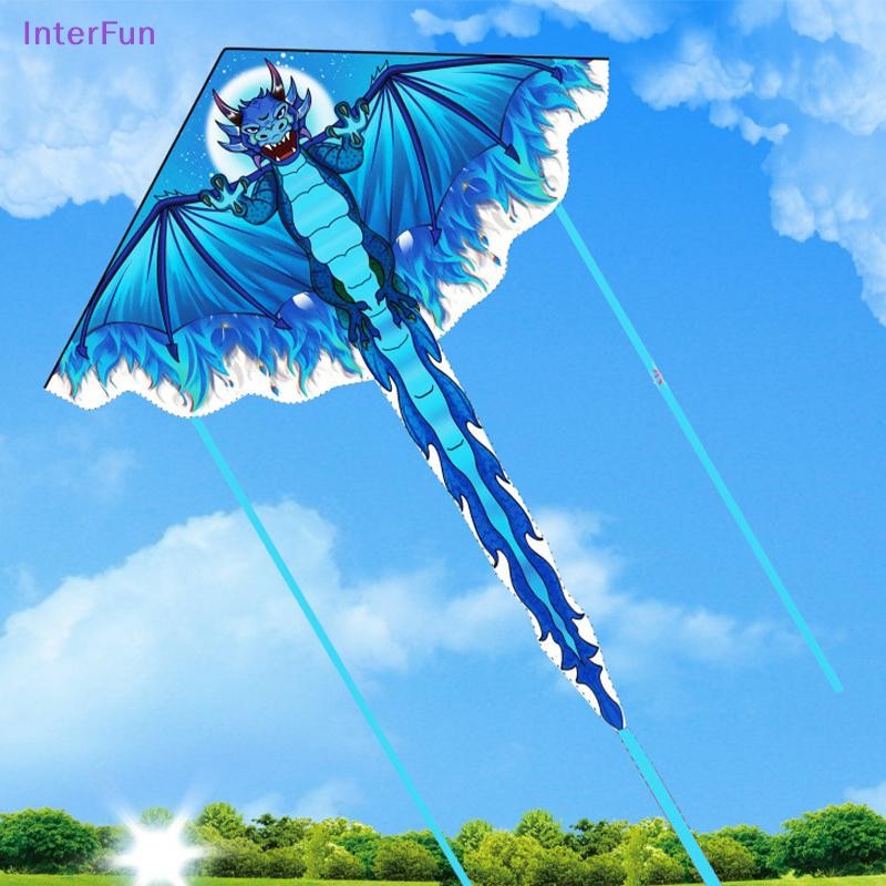 hot Large Dragon Kite For Kids & Adults Easy To Fly Large Huge Dragon ...
