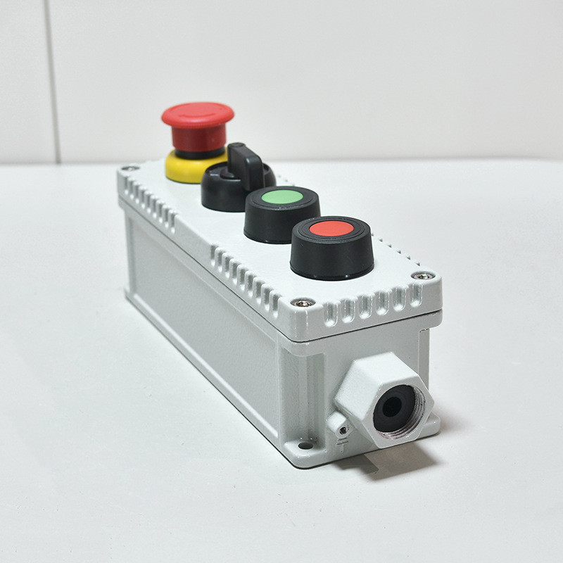 Explosion-proof emergency stop button box with indicator l Lamp LA53-4 ...