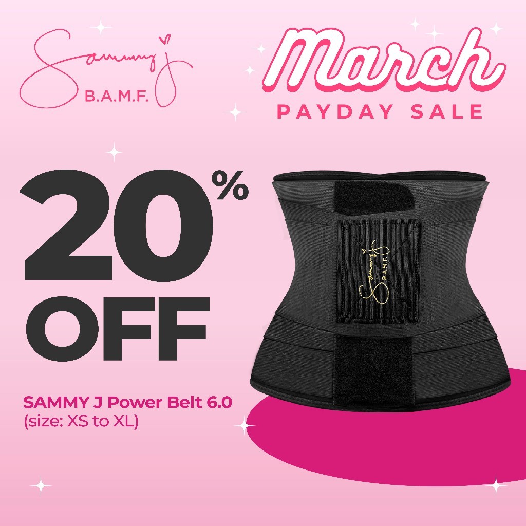 SAMMY J POWER RBELT 6.0 Waist Trainer women Body Shaper Sammy j 6.0slim ...