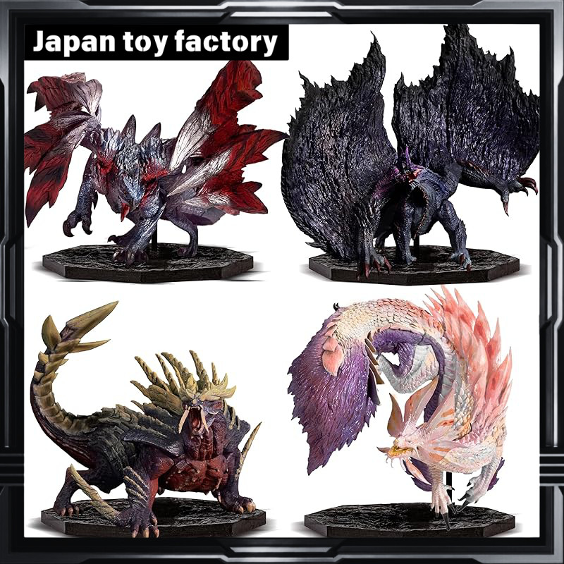 CAPCOM FIGURE BUILDER CUBE MONSTER HUNTER 4-figure set box (Gore Magala ...