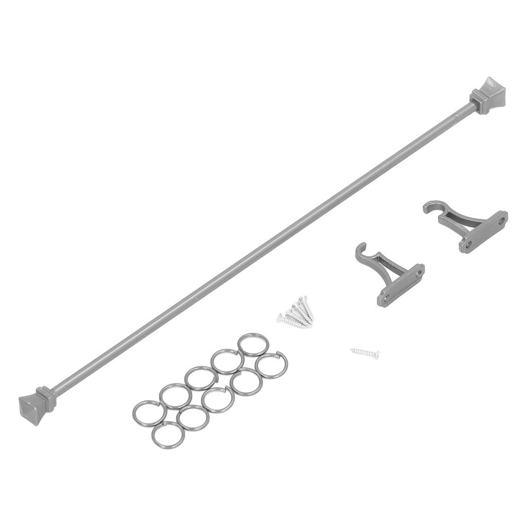 HEO~1:12 Scale Dollhouse Curtain Rod High Simulation Vivid Alloy ...