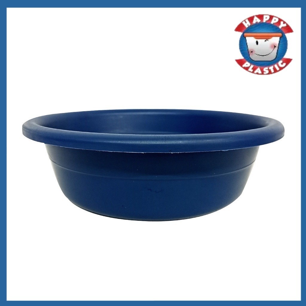 Happy Plastic High Quality Plain Matte Colored Basin (Small) Random ...