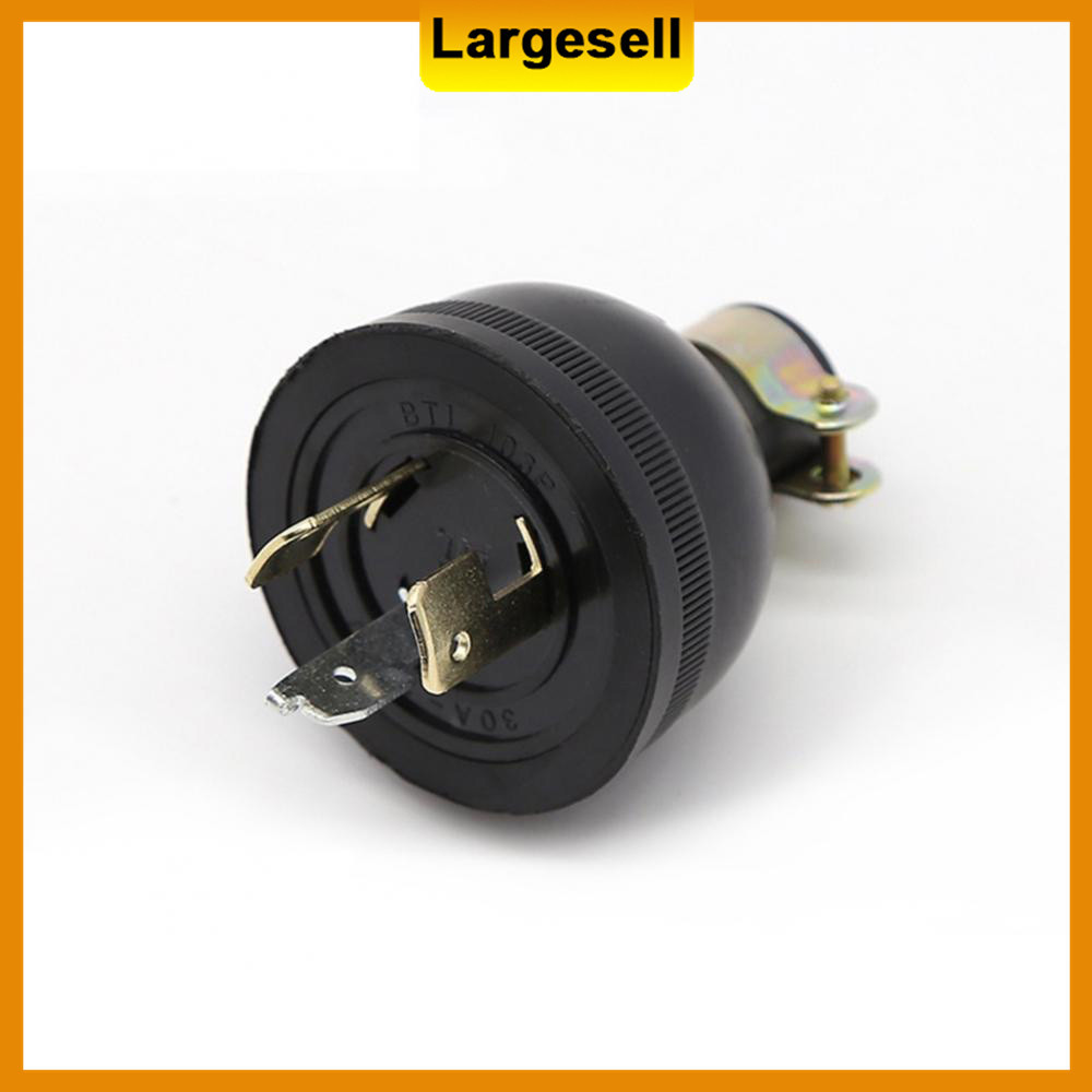 30A 250V 3-5KW Generator Plug US Three-pole Anti-loose Gasoline ...