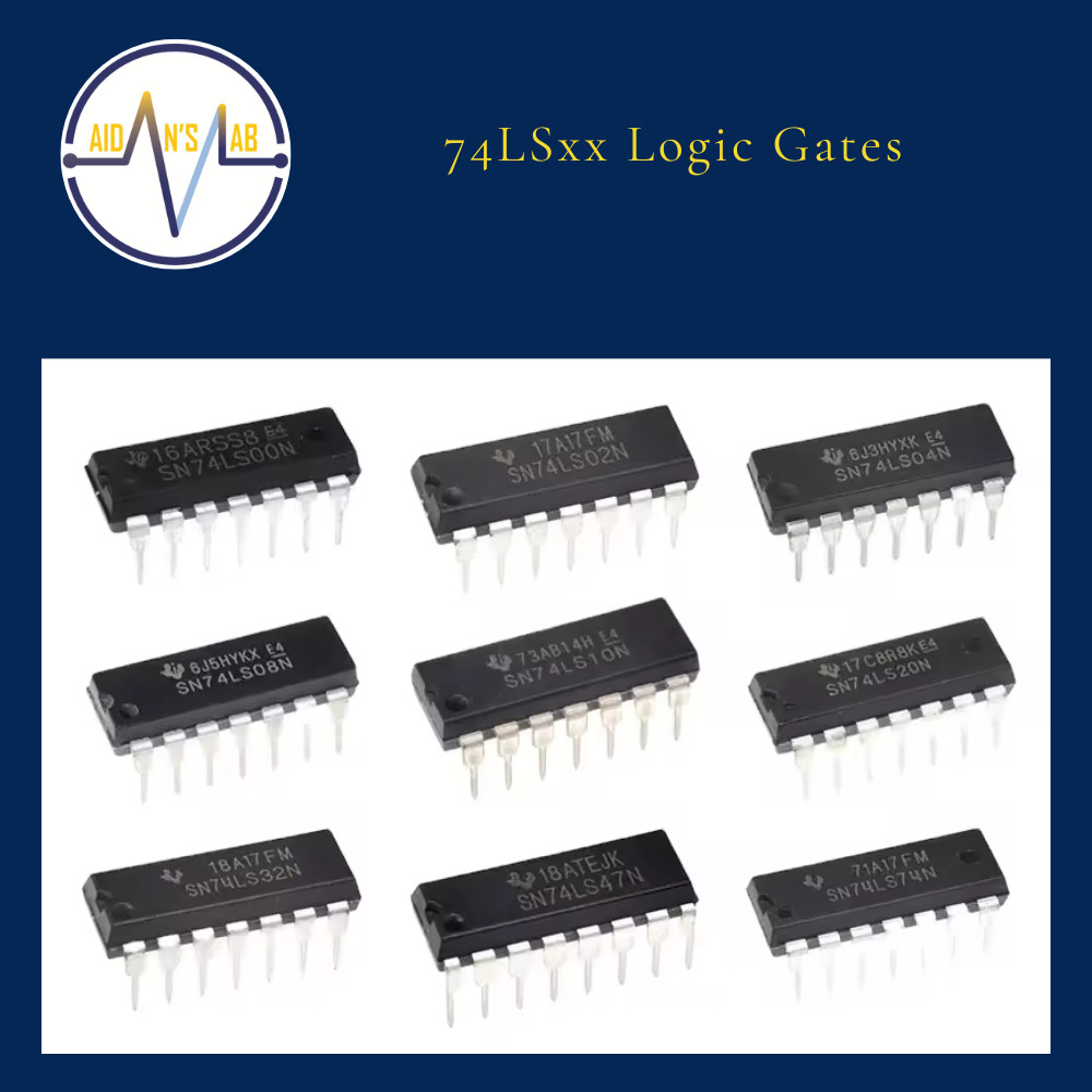 74LSXXX Logic Gates IC | 7400 7402 7404 7408 7432 7486 74138 74244 7447 ...
