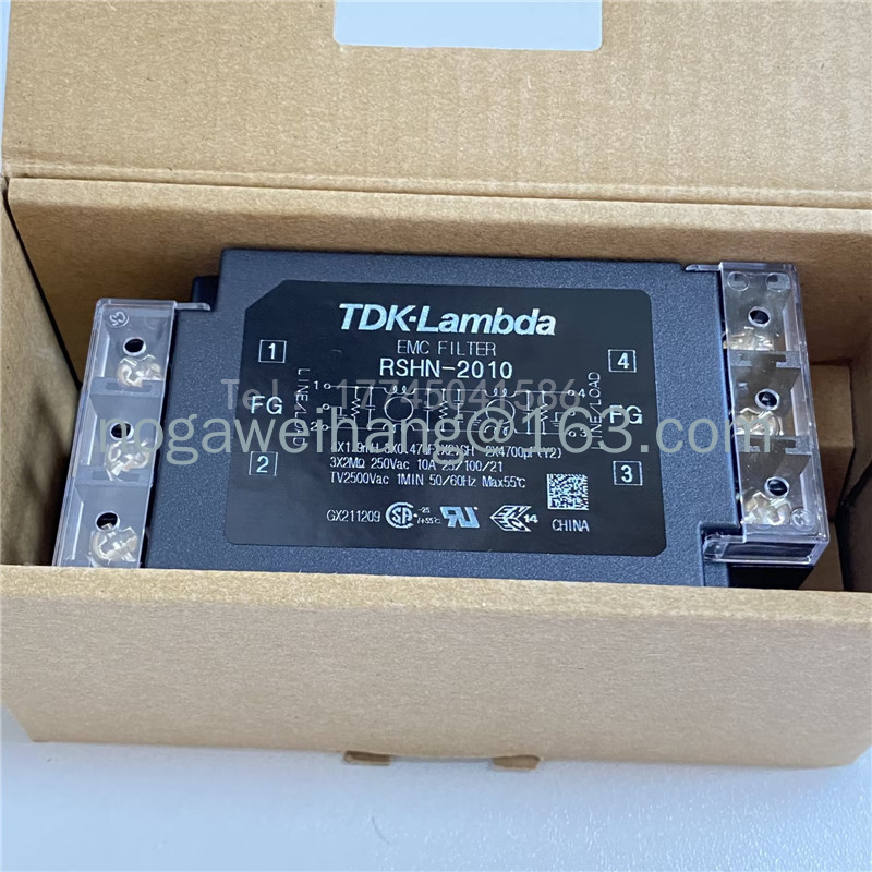 RSHN-2010,D Guide rail, TDK-Lambda power filter, single-phase and two-stage 10A|250VAC/DC ...