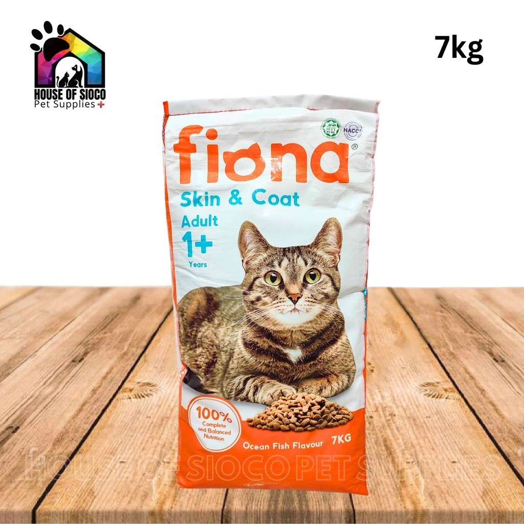 Fiona Skin & Coat Adult Dry Cat Food 7kg | Shopee Philippines