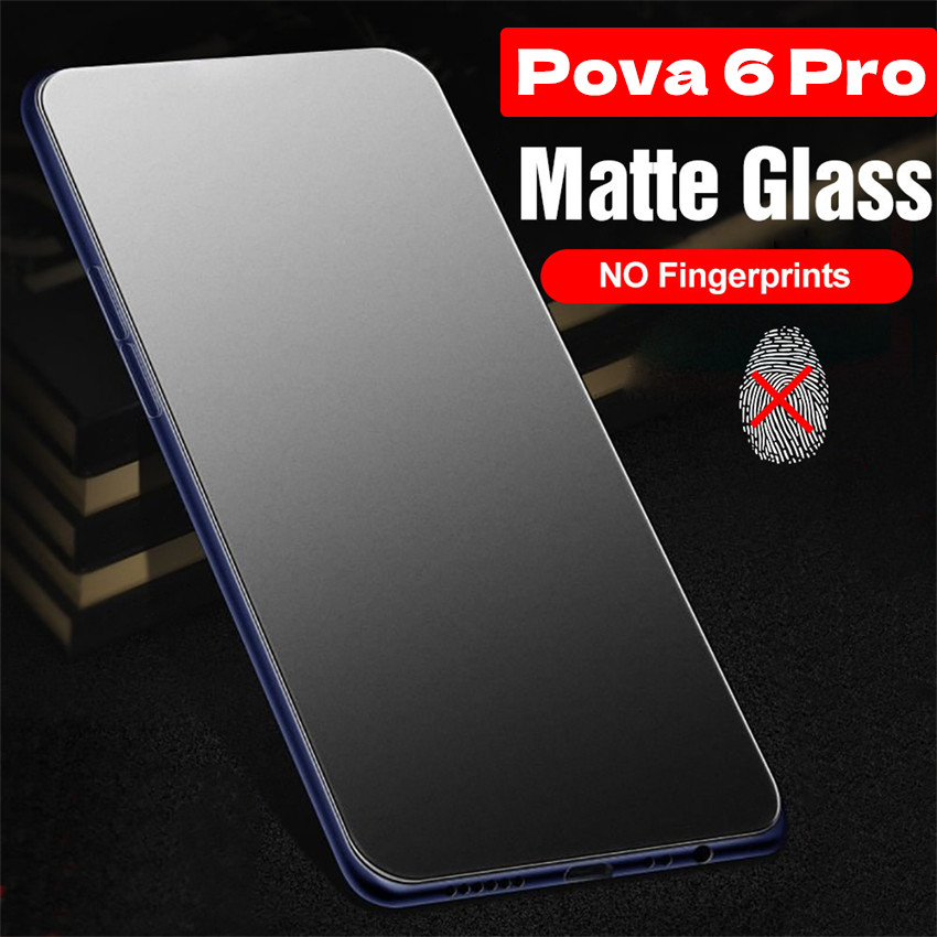 For Tecno Pova 6 Pro 6Pro 5 5Pro 2024 9D Frosted Matte Glass Screen Protector 9H Pova6 Pova6Pro ...