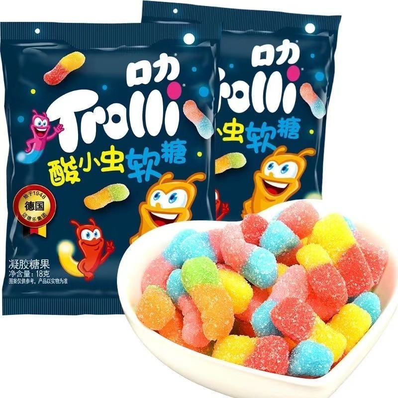 Mega Asia Gummy Sour Worm 1kg | Shopee Philippines