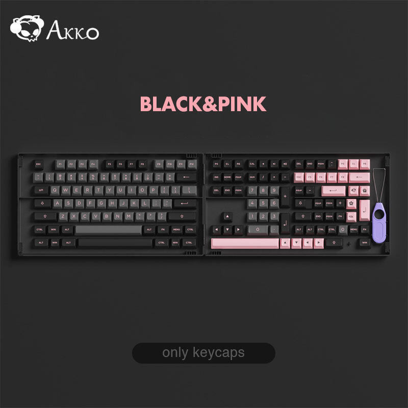 GG+AKKO Carbon Keycaps PBT Keyboard Key Cap Double Shot Personality ...