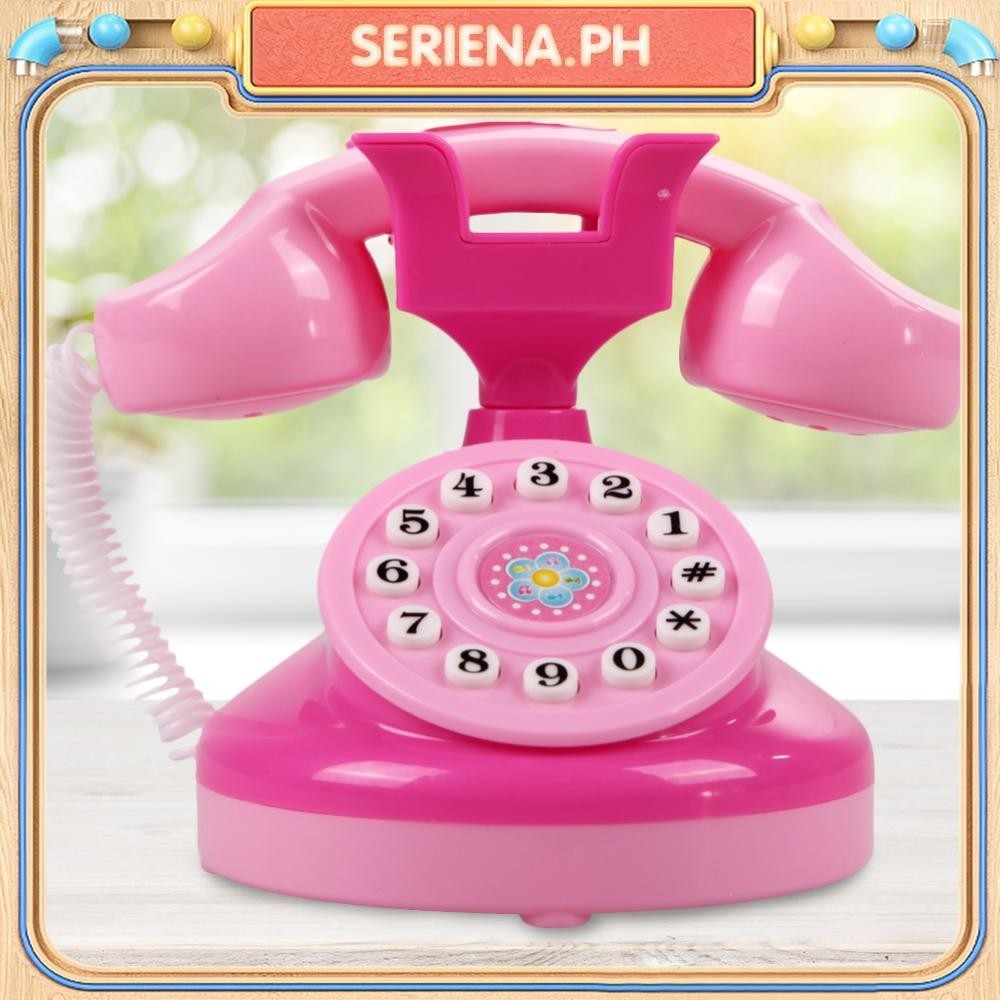 [Seriena.ph] Plastic Emulated Telephone Toys Battery Powere Cartoon for ...