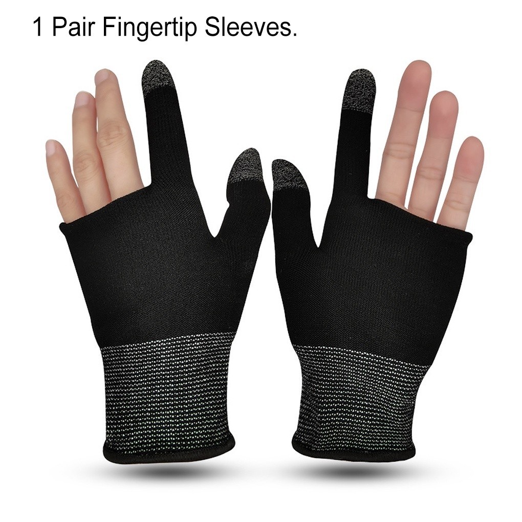 2pcs Game Gloves Sweat Proof For PUBG Games Press Touch Screen ...