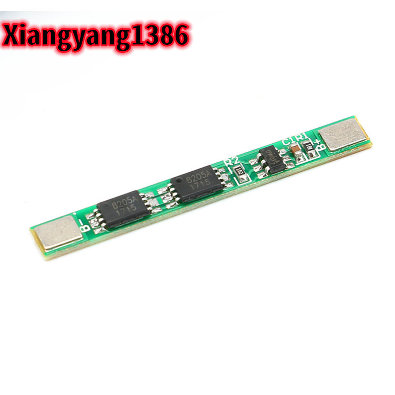 【5PCS /LOT】1S 3.7V 4A li-ion BMS PCM 18650 Battery Protection Board PCB ...