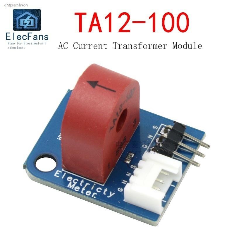 TA12-100 AC current transformer board current sensor module 0-5A 3p 4p ...