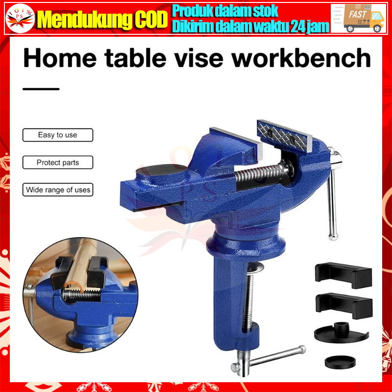 Table Vise Turntable 50mm Table Vise Dove Tail Mini Heavy Duty Table ...