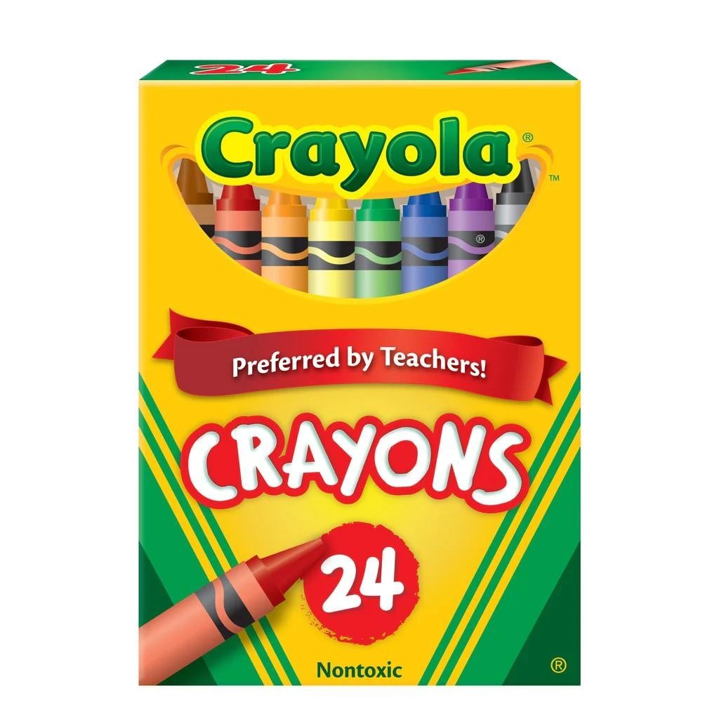 Crayola Crayons 24 Colors - Non-Toxic, Durable, Teacher-Approved ...