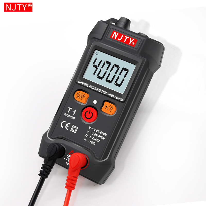NJTY Digital MultimeterMini Auto Range Smart Digital Multimeter T1 TRMS ...
